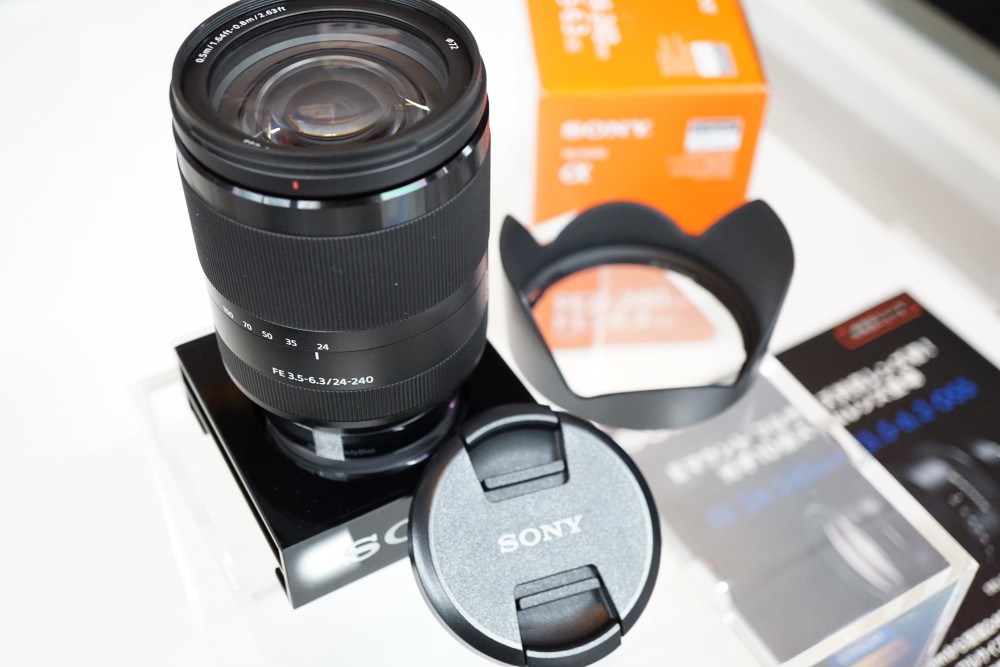展示-α ズームレンズ「SEL24240」ソニーショップ ナカムラ電器